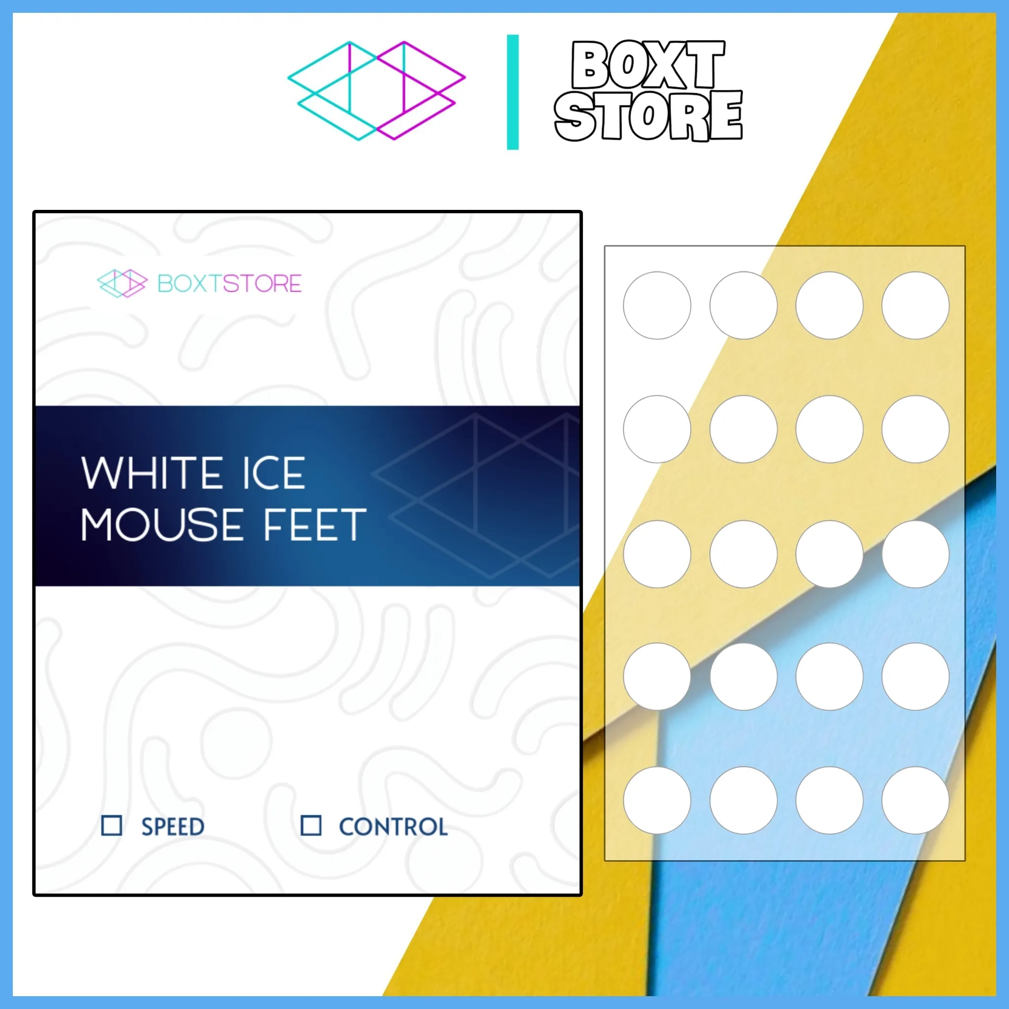 Mouse Feet BOXT White Ice C... | BOXT